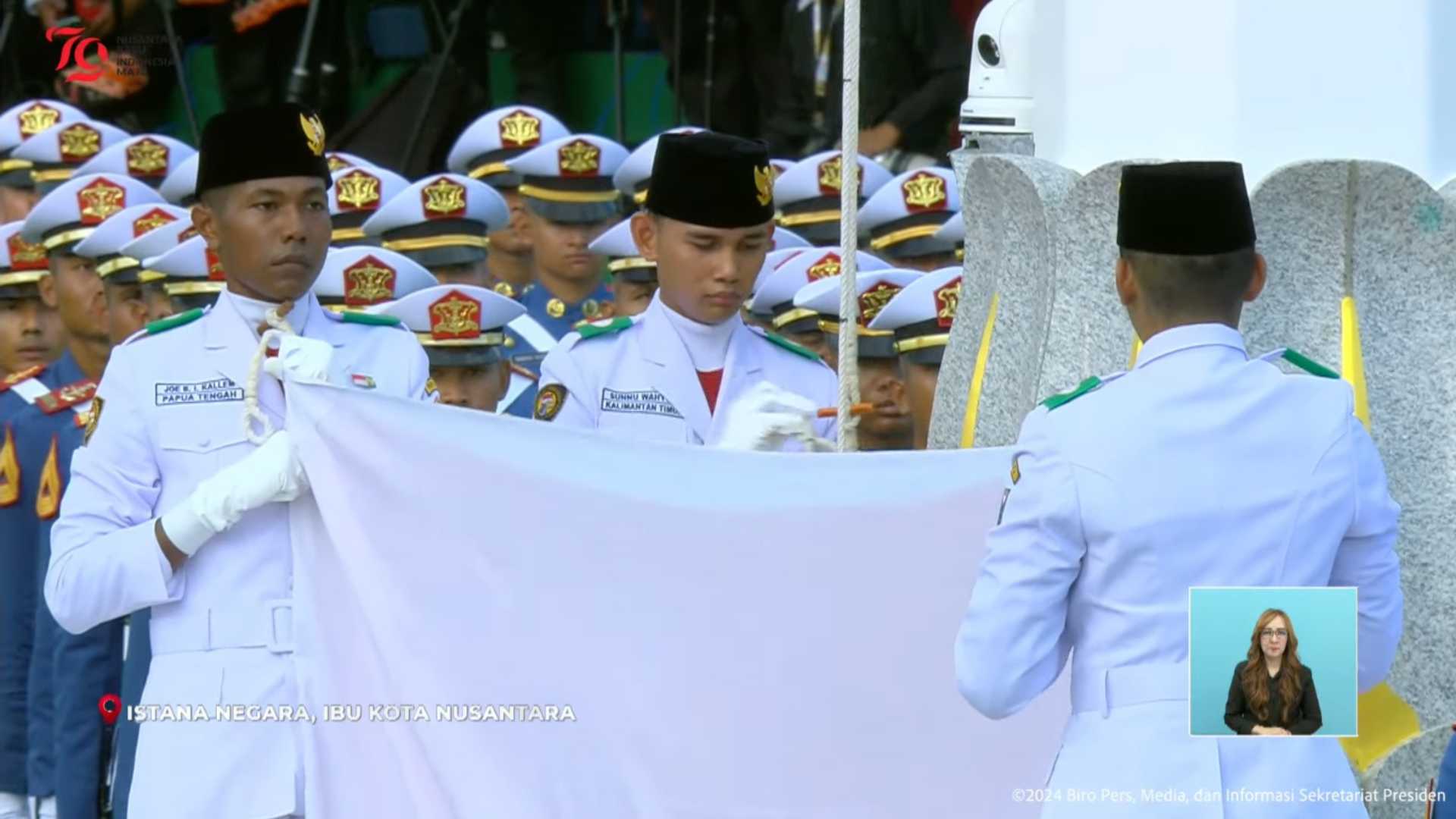 Sunnu, Paskibraka Asal Kaltim Menjadi Pengerek dalam Upacara Penurunan ...